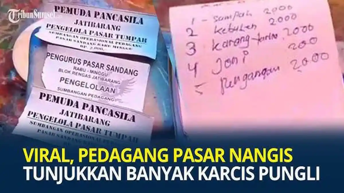 Video Pedagang Menangis karena Karcis Pungutan di Pasar Jatibarang ...