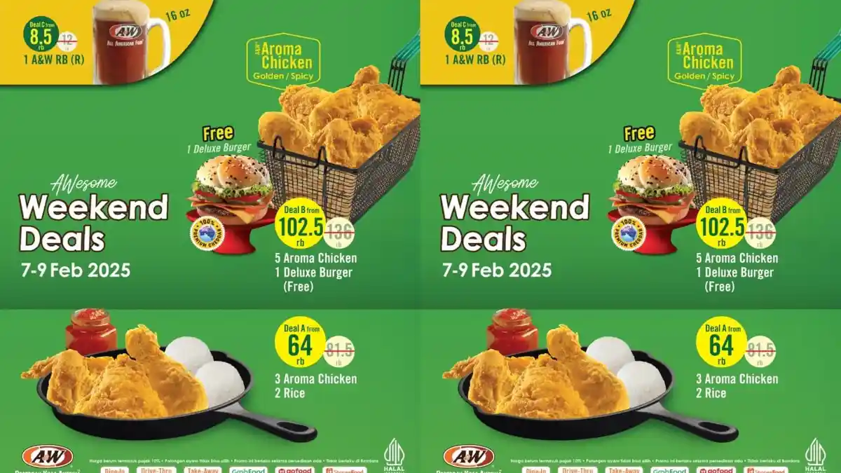 GEBYAR DISKON! Promo AW Restoran Hari Ini 9 Februari 2025, Dapatkan ...