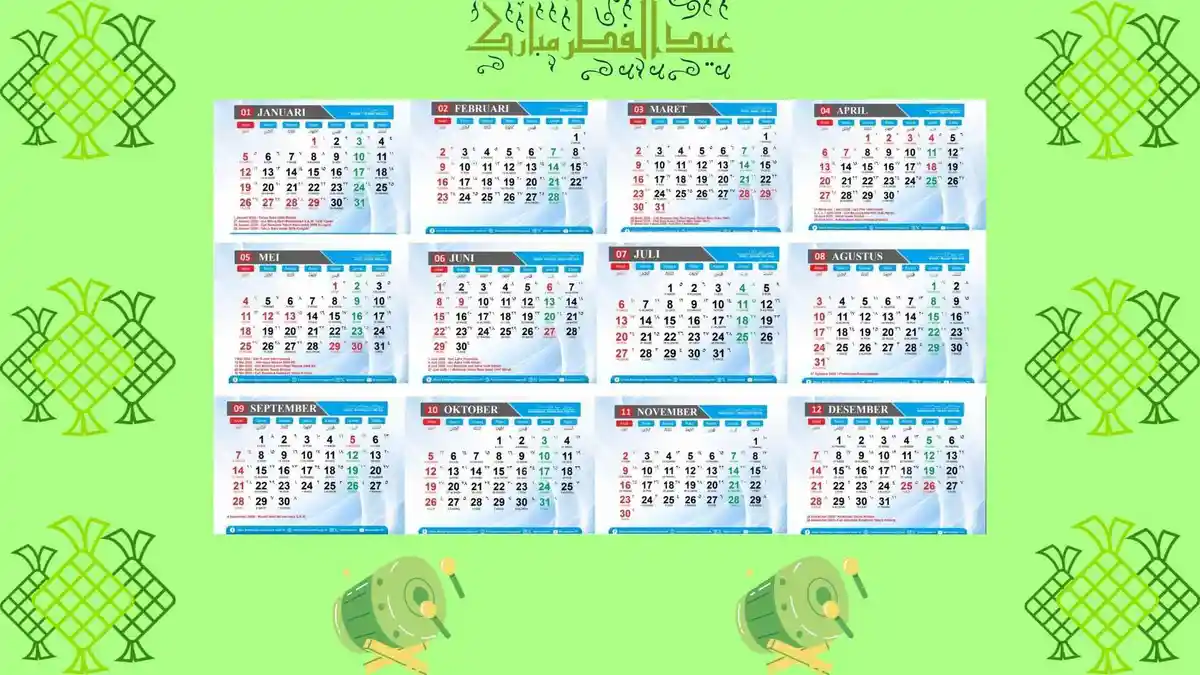 Kalender 2025: Resmi Berubah, Tanggal Berapa Jadwal Libur dan Masuk ...