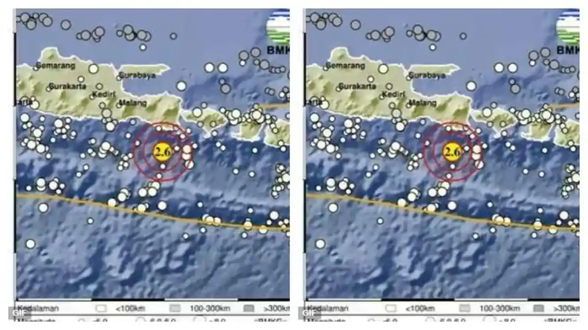 Info BMKG Terkini: Gempa Jawa Timur Berpusat di Tenggara Jember ...
