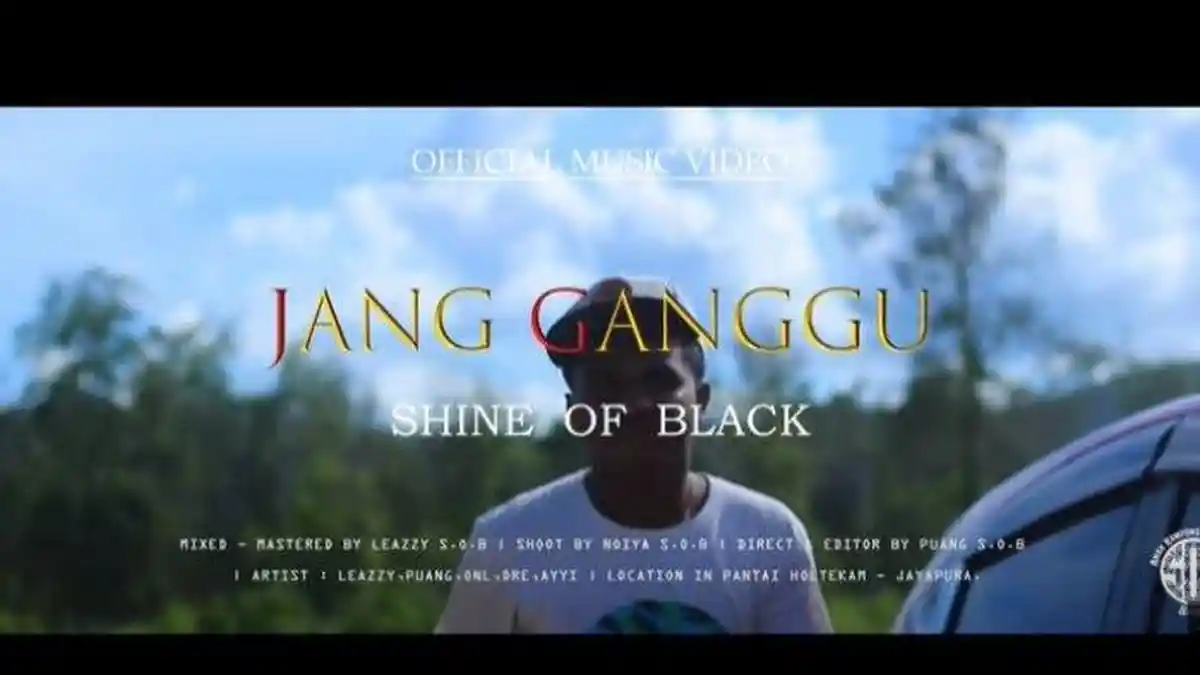Lirik Lagu Viral TikTok Jang Ganggu Shine Of Black - Tribunpekanbaru.com