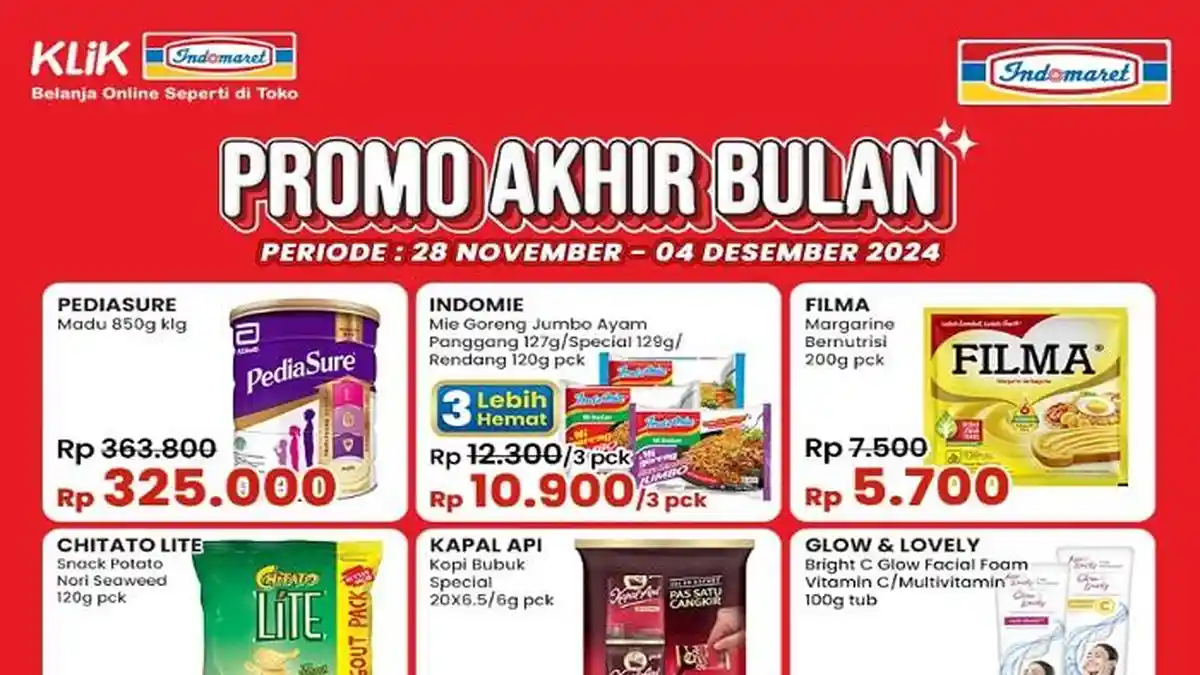 Tiga Katalog Promo Indomaret Hari Terakhir 4 Desember 2024 : Filma ...