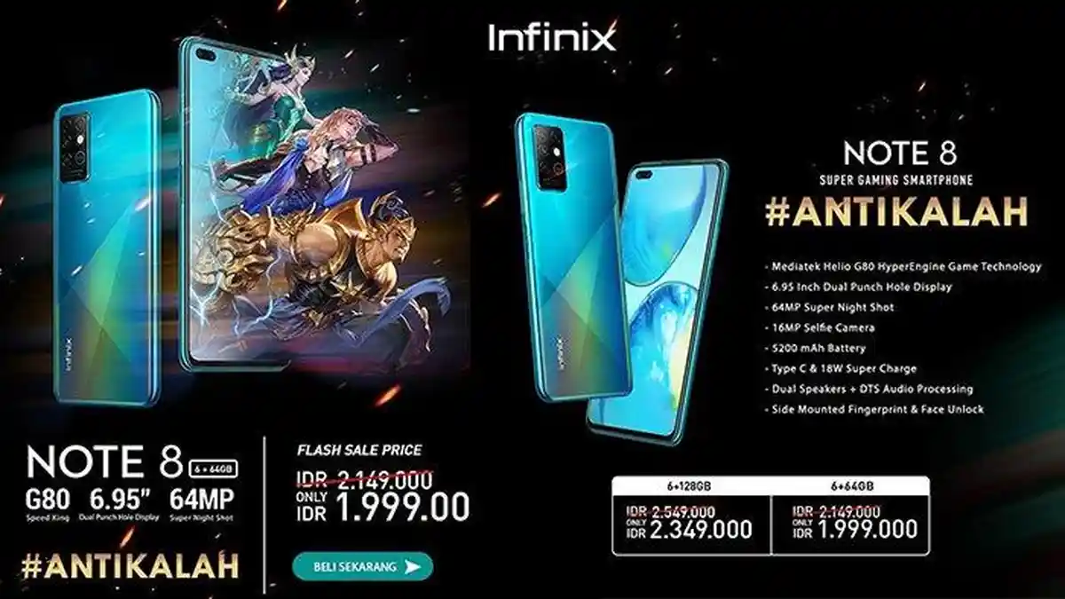 Daftar Harga HP Infinix Jelang Tahun Baru 2026: Ada Promo Note 60 Pro ...