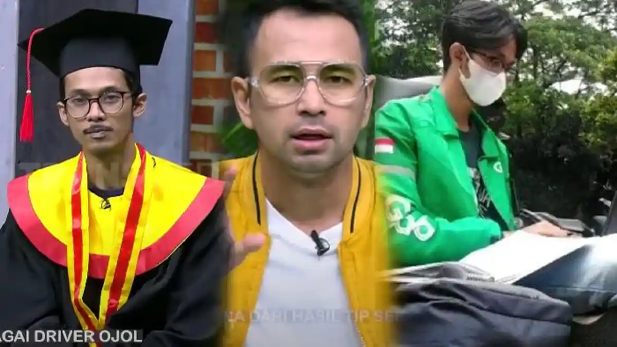 Viral Kisah Baskoro Driver Ojol Dibiayai Nikah Raffi Ahmad, Lulus ...