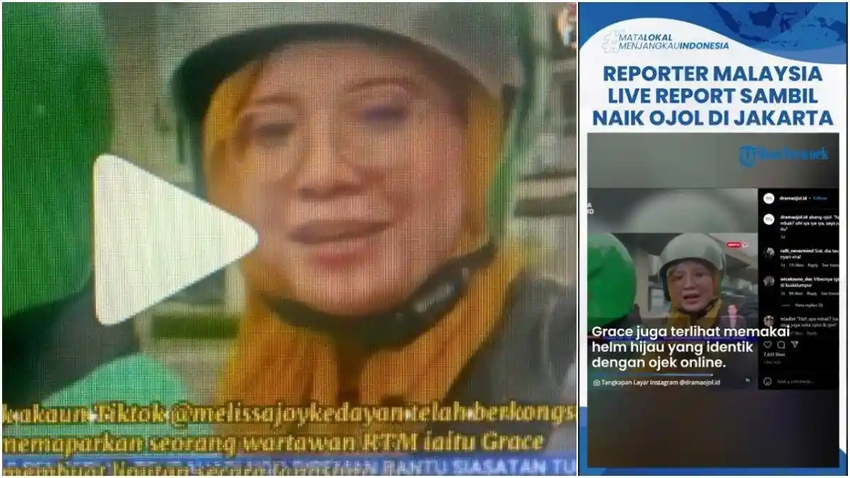 Viral Video Reporter Malaysia Nekat Baca Berita Sambil Naik Ojol di ...