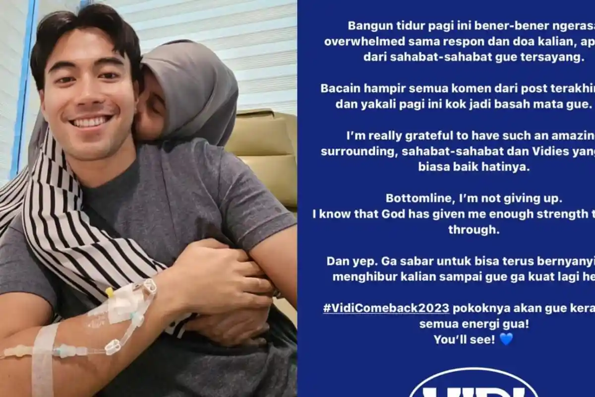 Pesan Menyentuh Vidi Aldiano, Putuskan Hiatus Dari Dunia Hiburan: Aku Baik-baik Saja - Surya.co.id