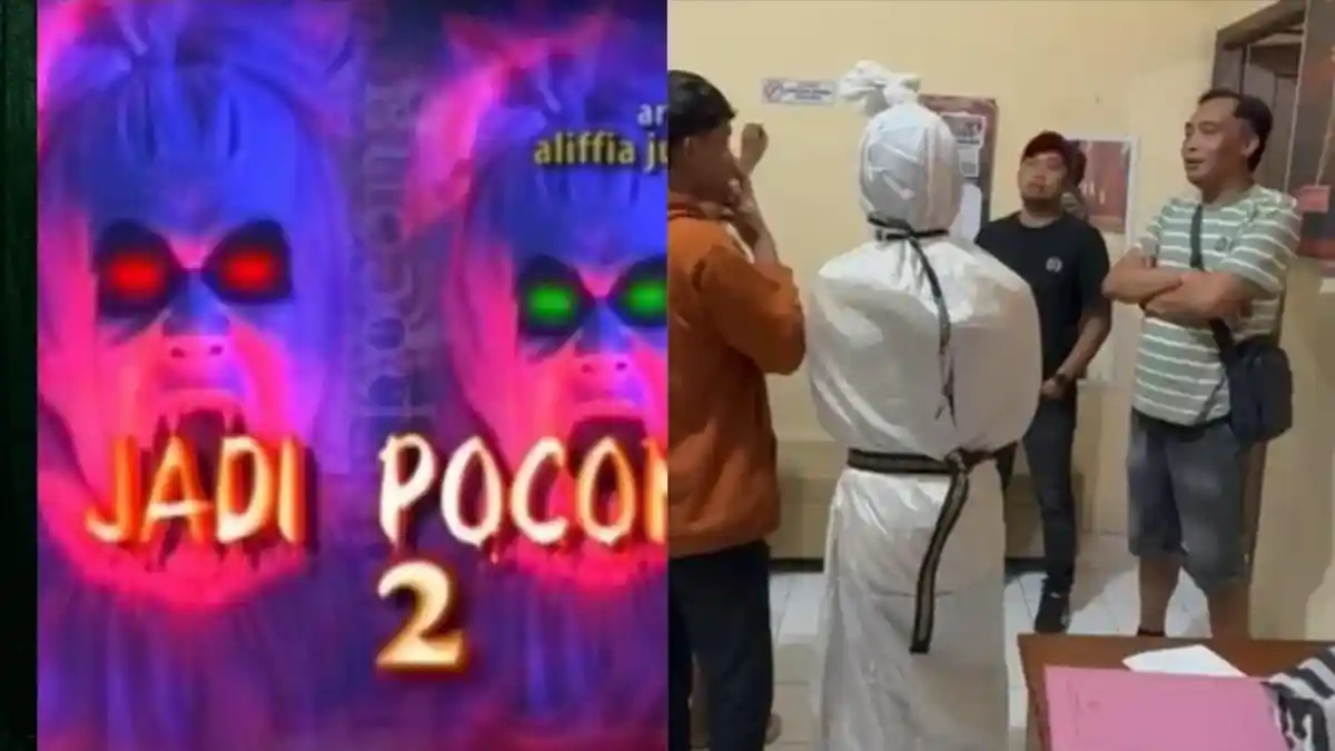 Viral Pocong Hebohkan Kediri, Begini Kisah Asli Pocong Mumun yang ...