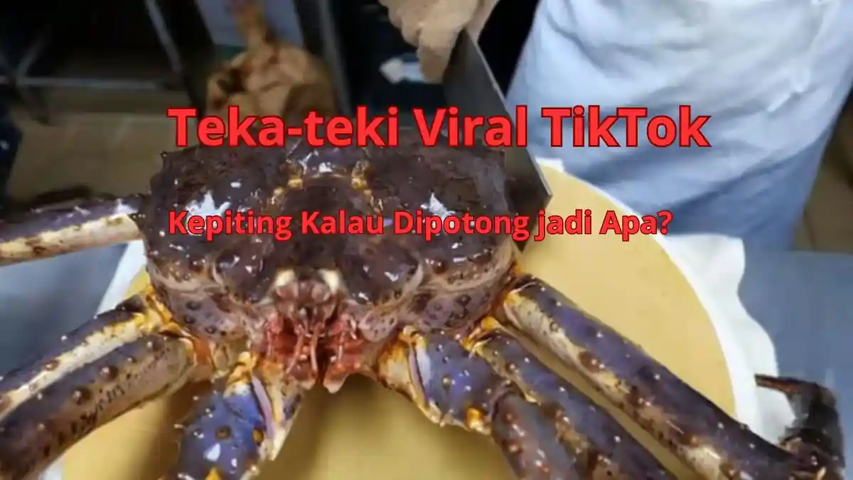 Teka-teki Viral TikTok, Kepiting Kalau Dipotong Jadi Apa? Ada Bisa ...