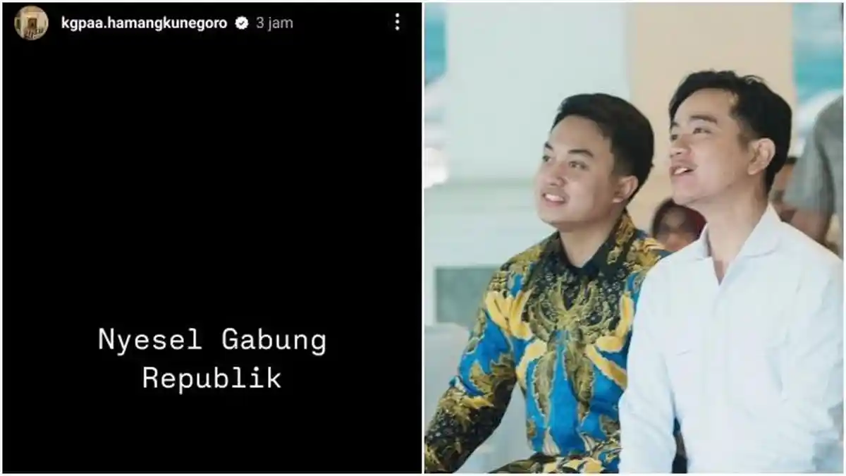 Ini Maksud Unggahan Status Instagram Putra Mahkota Keraton Kasunanan ...