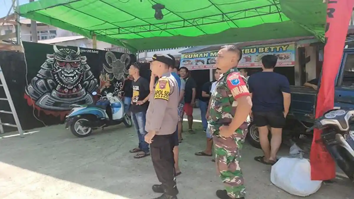 Danramil Toho Tinjau Lokasi Perayaan Malam Tahun Baru di Takong ...