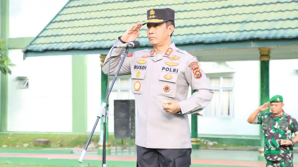 Irjen Pol Rusdi Hartono Pimpin Apel Gabungan Personel TNI-Polri di ...