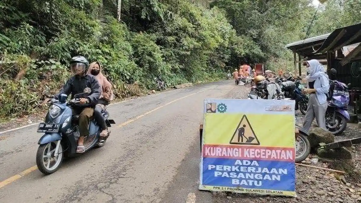 Antisipasi Pemudik, Pengerjaan Jalur Maros - Bone Sulsel via Camba ...