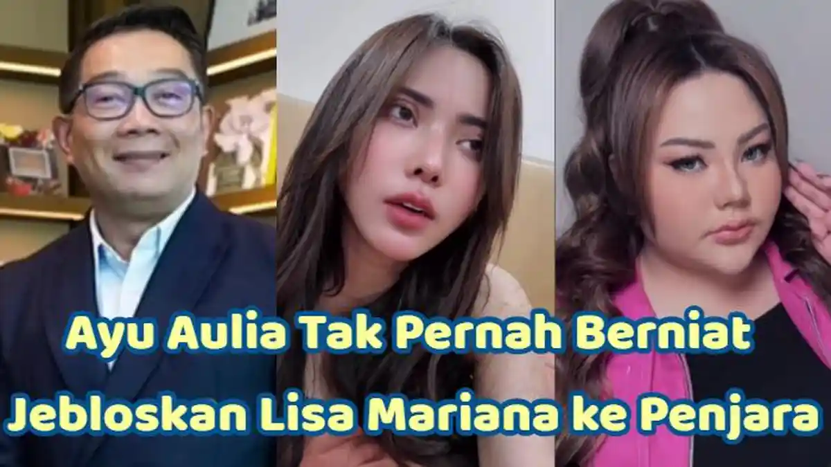 Selama Ini Bela Ridwan Kamil, Ayu Aulia Tak Pernah Berniat Jebloskan ...
