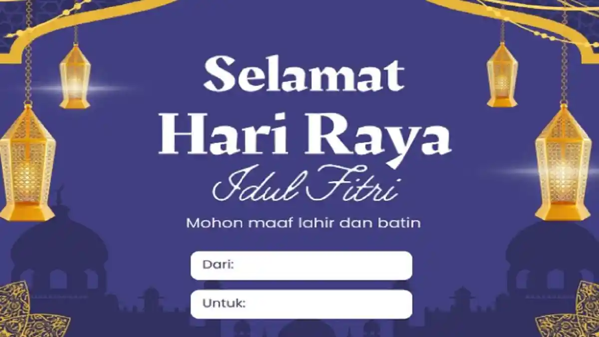 Cara Membuat Kartu Ucapan Lebaran Digital 2026 Pakai AI, Gratis, Cepat ...