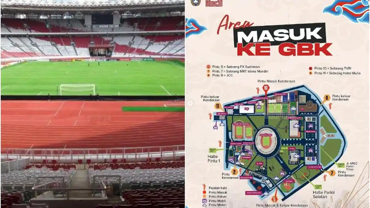 Hari Ini Timnas Indonesia Main di GBK, Simak Informasi Akses Masuk dan ...