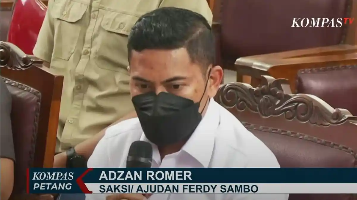Ajudan: Mau Jujur Tapi Takut Sama Pak Ferdy Sambo, Apalagi Sudah Ada ...