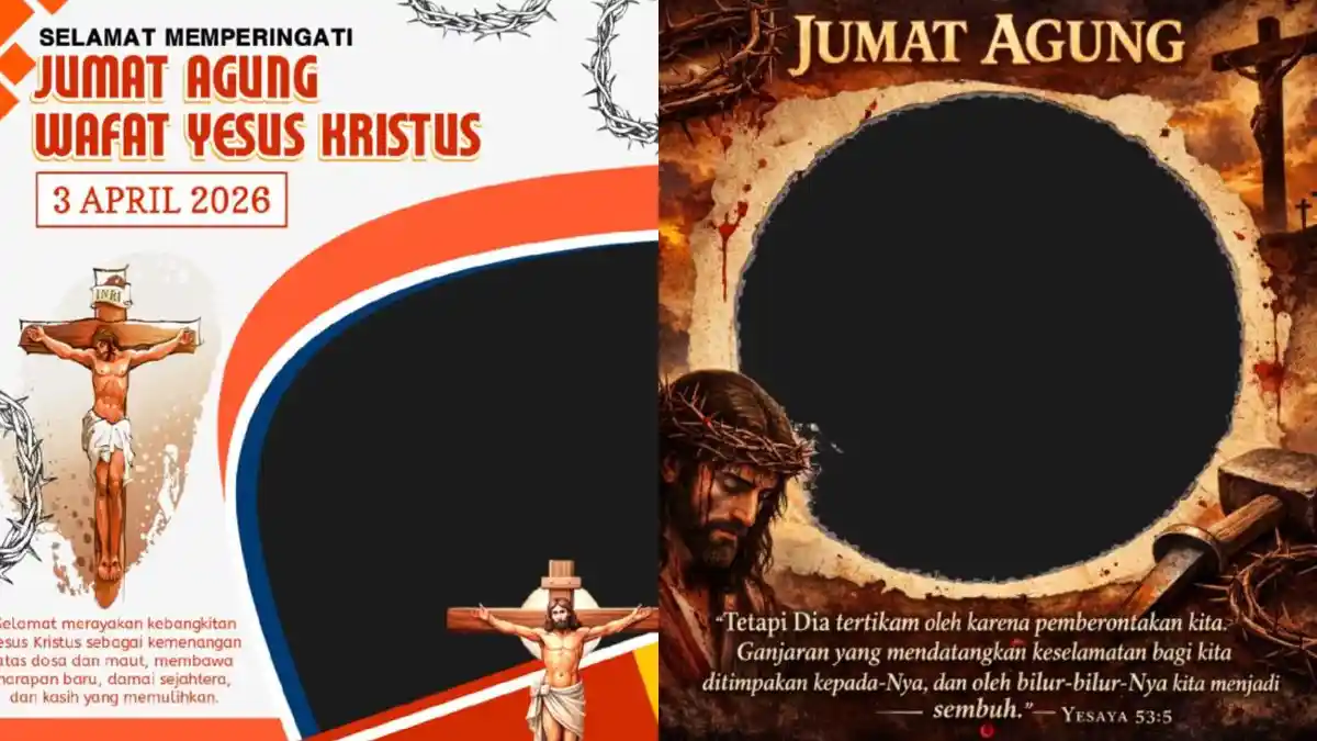 50 Link Twibbon Jumat Agung 2026 Wafat Yesus Kristus 'Good Friday ...