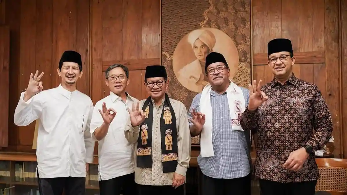 Pramono Anung-Rano Karno Kembali Bertemu Anies Baswedan, Kompak Foto ...