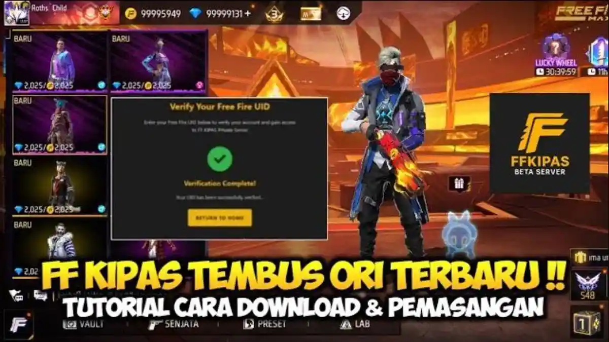 Free Fire Kipas Update Beta 2026 Terbaru, Banyak Fitur Premium hingga ...