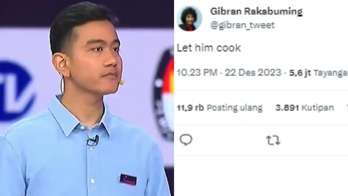 ARTI SEBENARNYA 'Let Him Cook', Cuitan Viral Gibran Rakabuming di ...