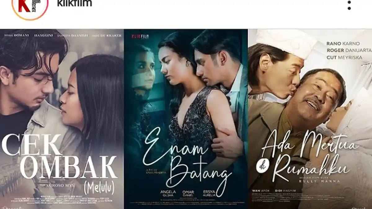 3 Film Indonesia Terbaru Diputar Klik Film, Film Cek Ombak, Enam Batang ...