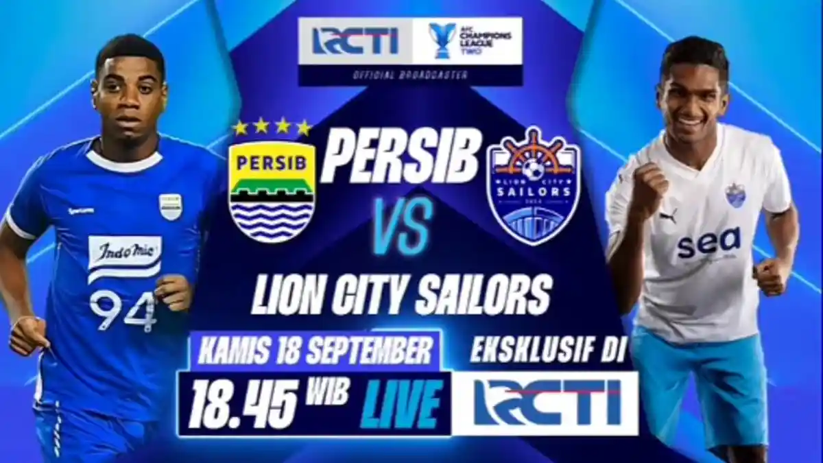 Jadwal Jam Live TV RCTI Persib vs Lion City di ACL 2, Modal Apik Thom ...