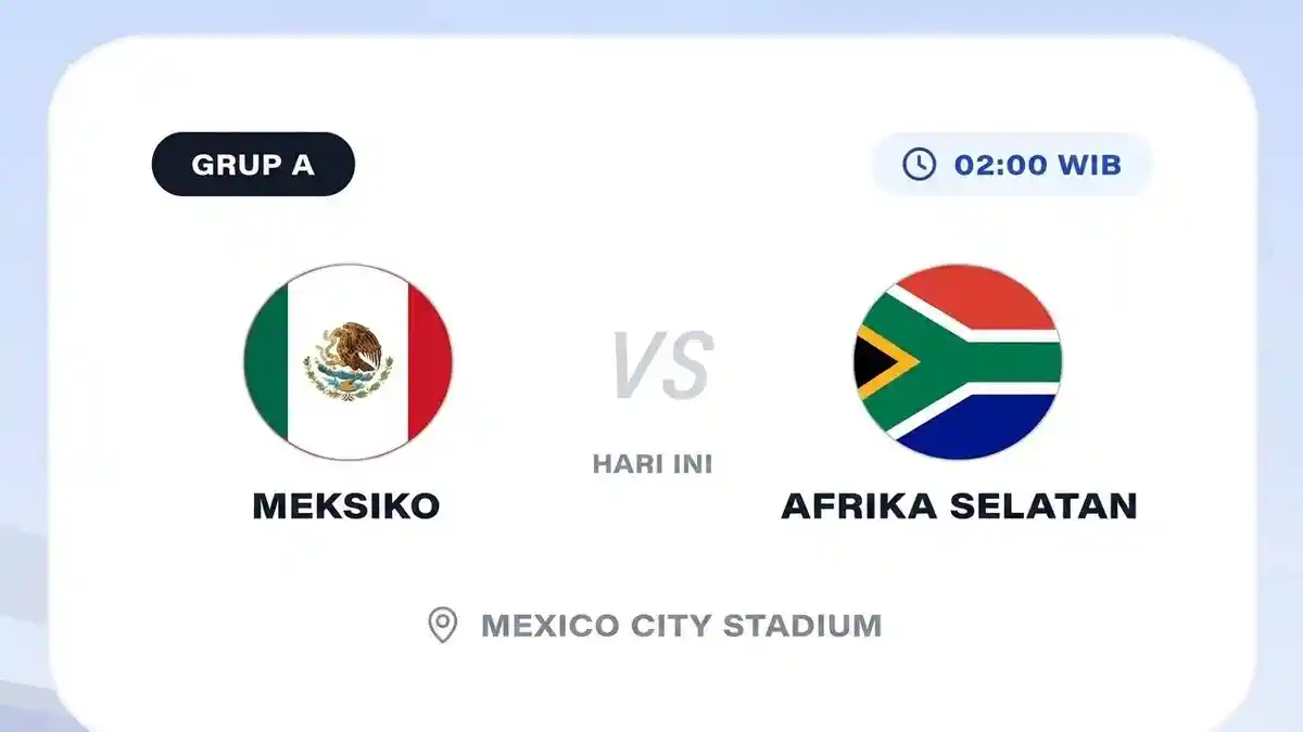 Klasemen A Piala Dunia 2026 Hasil Akhir Meksiko vs Afrika, Korea ...