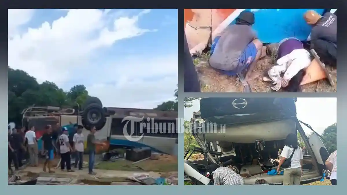 4 Fakta Kecelakaan Bus Rombongan Jemaat Gereja HKBP di Pantai New Melur ...