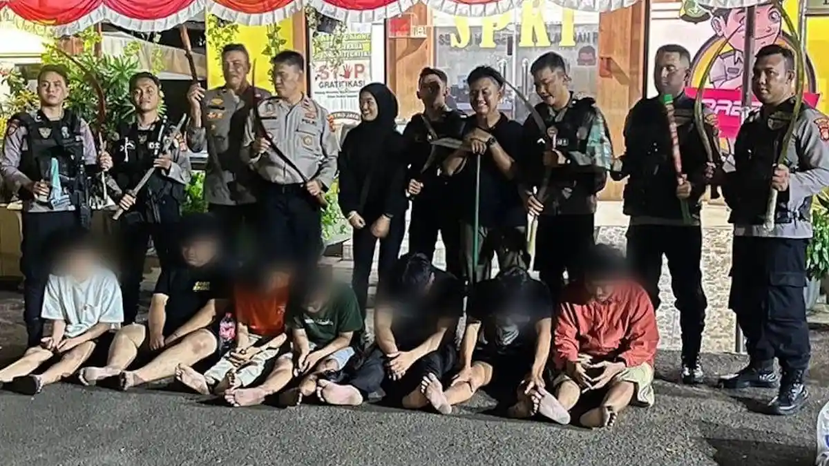 7 Pelaku Tawuran dari Bogor Ditangkap Ngaku Mau Main, Kapolsek Palmerah ...