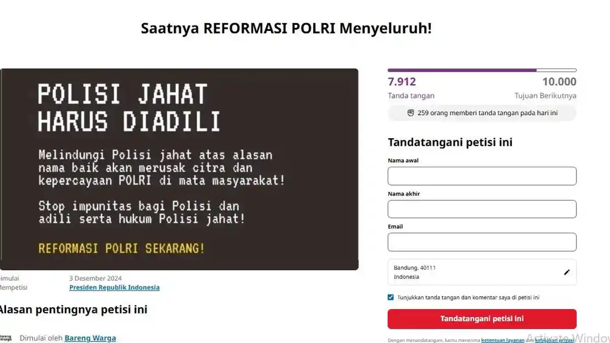 Ramai Petisi Reformasi Polisi Buntut Rentetan Kasus Penembakan oleh ...