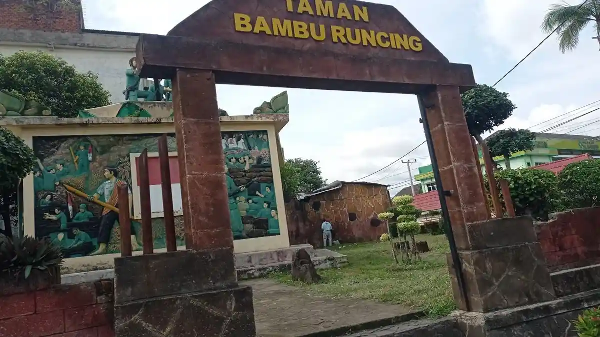 Taman Bambu Runcing, Monumen Melawan Penjajah di Lubuklinggau Kini Tak ...