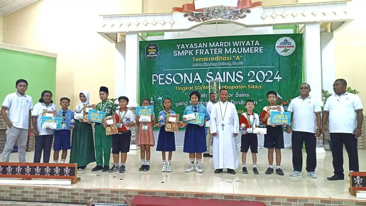 SDK Maria Ferrari dan Bhaktyarsa Dominasi Juara Pesona Sains 2024 SMPK ...