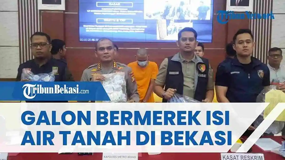 Dua Tahun Edarkan Galon Bermerek Berisi Air Sumur, Pelaku di Bekasi ...