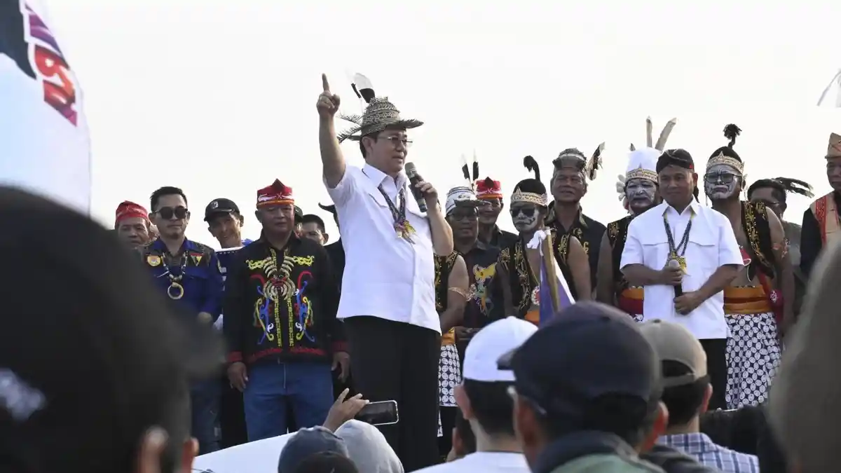 Deklarasi YESS di Malinau, Yansen Singgung Stagnasi Pembangunan, Orasi ...
