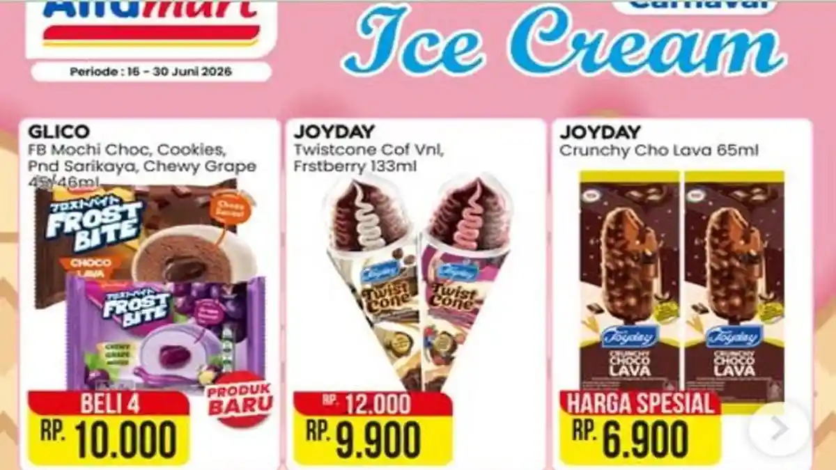 Katalog Promo Alfamart 24-30 Juni Ice Cream Joyday, Campina, Glico ...