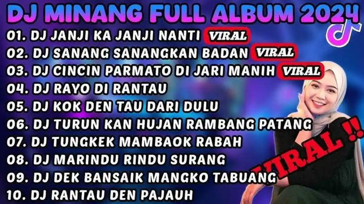 Download MP3 Lagu Terbaru DJ Minang Viral TikTok 2024 Full Bass, Pakai ...