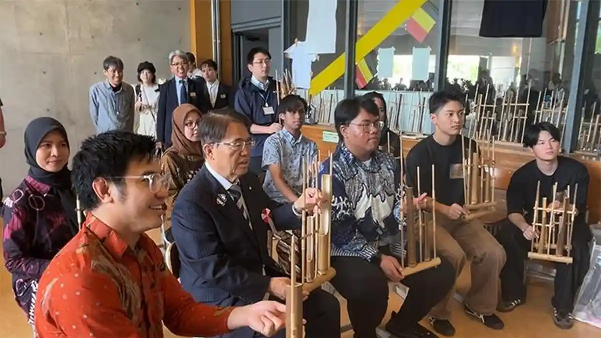 Angklung Inklusif Ramaikan Festival Teknologi Aichi Tech Day 2026 di ...