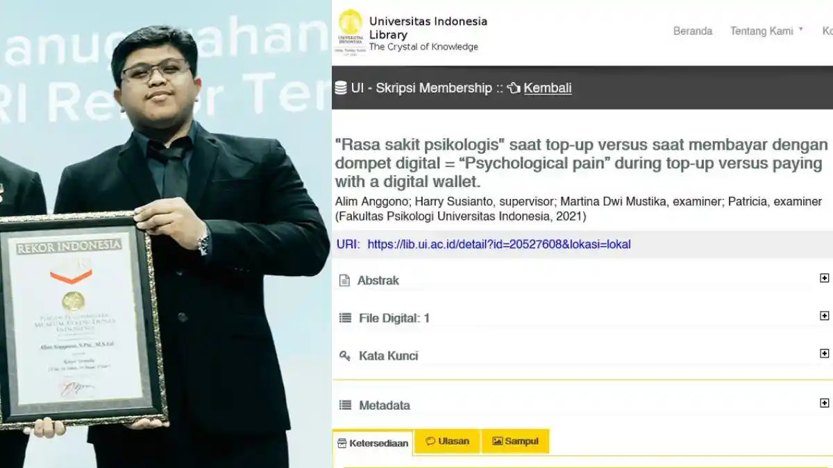 Skripsi Alim Anggono, Rektor Termuda Indonesia Bahas Rasa Sakit ...