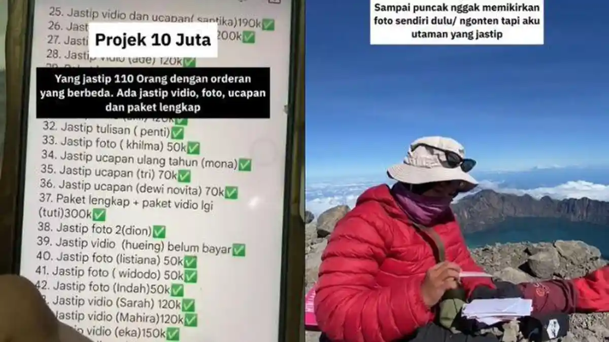 Viral Kisah Riska, Bisnis Jastip Foto dan Video saat Naik Gunung, Cuan ...