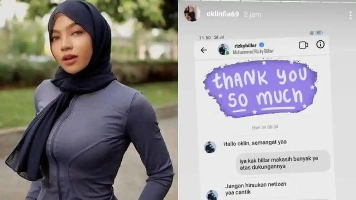 Klarifikasi Rizky Billar Dituding Chat Oklin Fia 'Semangat Cantik', Suami Lesti Kejora: Lu Fake ...