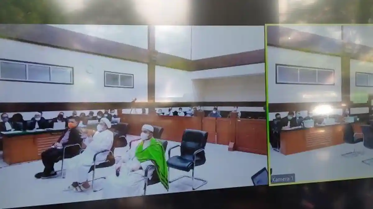 KASUS Petamburan, Habib Rizieq Shihab Divonis Delapan Bulan Penjara dan ...