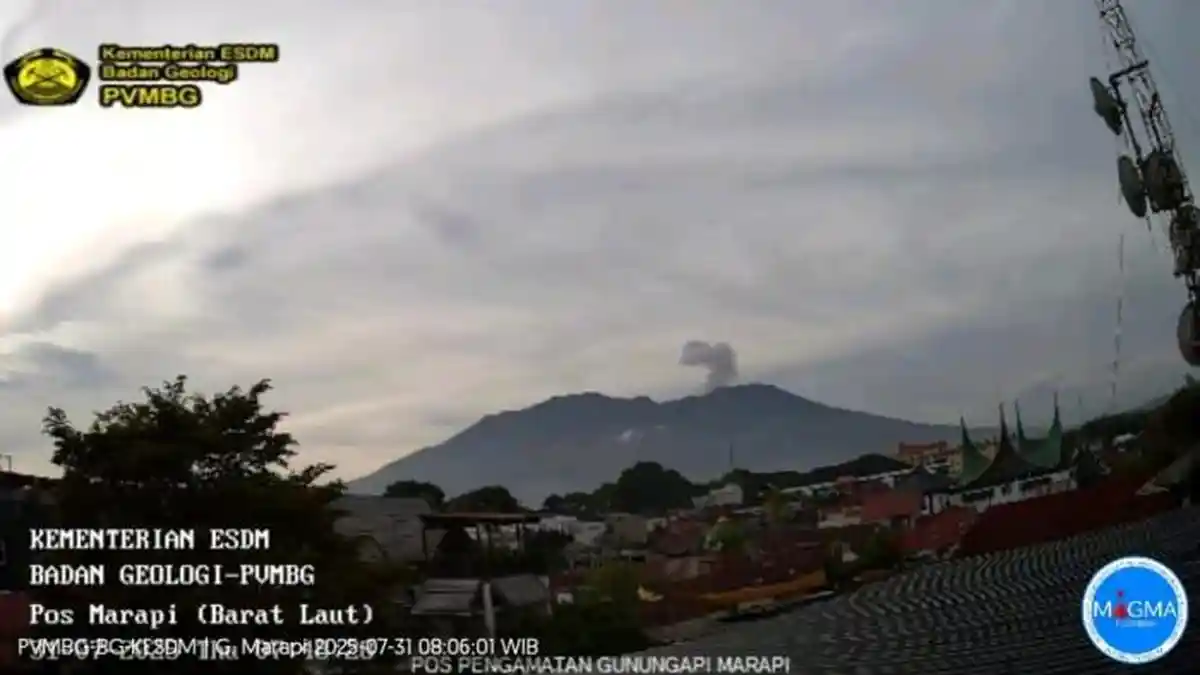 Gunung Marapi di Sumbar Erupsi, Wisatawan Dilarang Masuk Radius 3 Km ...