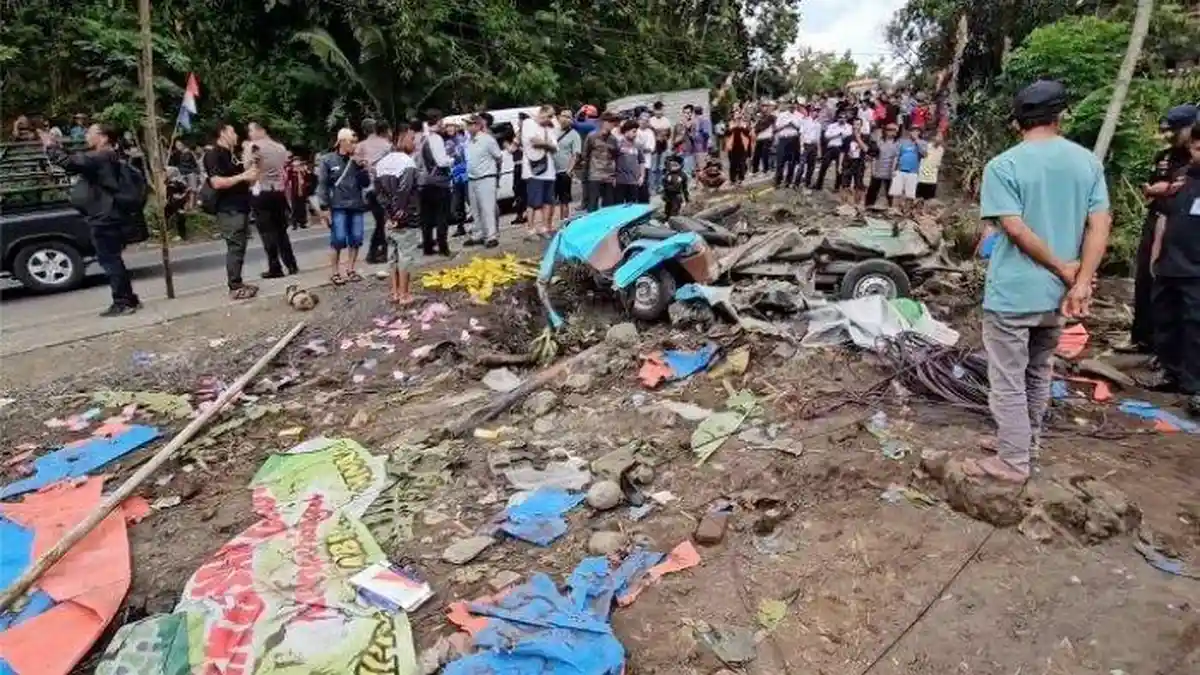 Penyebab Kecelakaan Maut di Purworejo, 11 Korban Tewas Adalah Penumpang ...