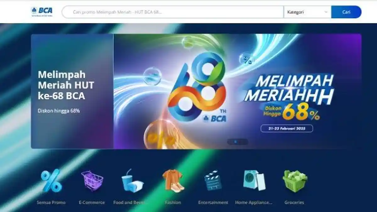 Melimpah! 44 Daftar Promo HUT BCA ke-68 21-22 Februari 2025, Lengkap ...