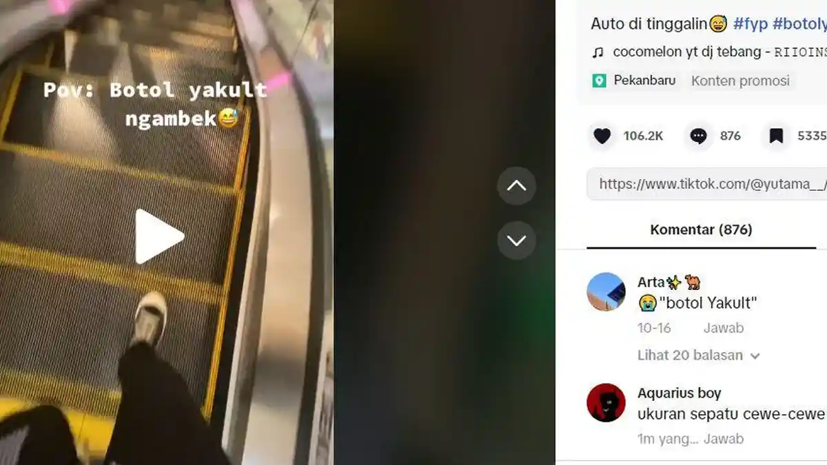 Apa Arti Botol Yakult? Penjelasan Istilah Botol Yakult Viral Tiktok - Tribunpekanbaru.com