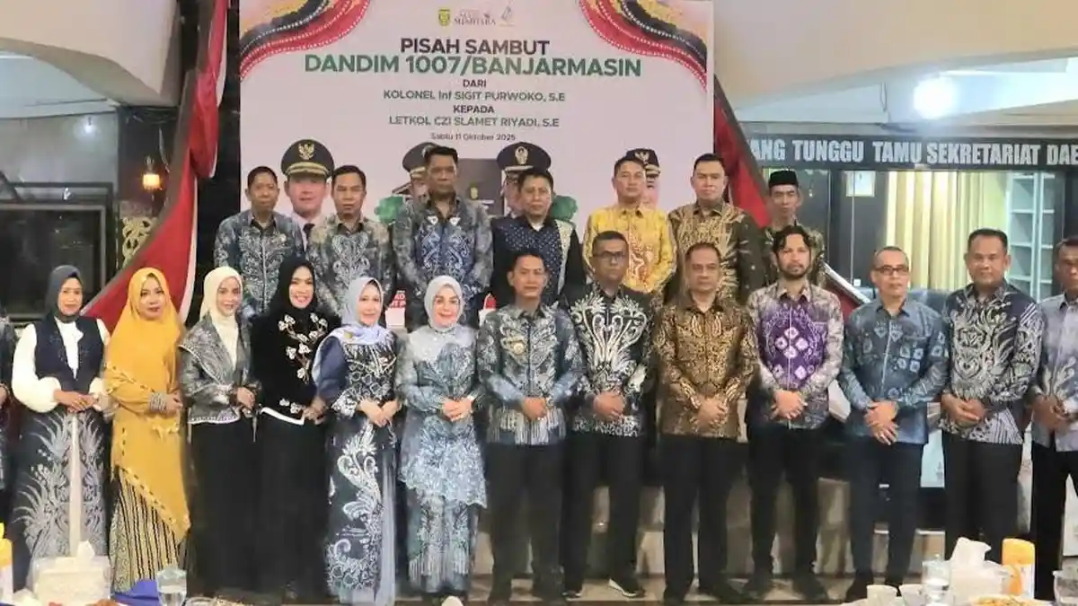 Pisah Sambut Dandim 1007/Banjarmasin, Wali Kota Yamin Harapkan Sinergi ...