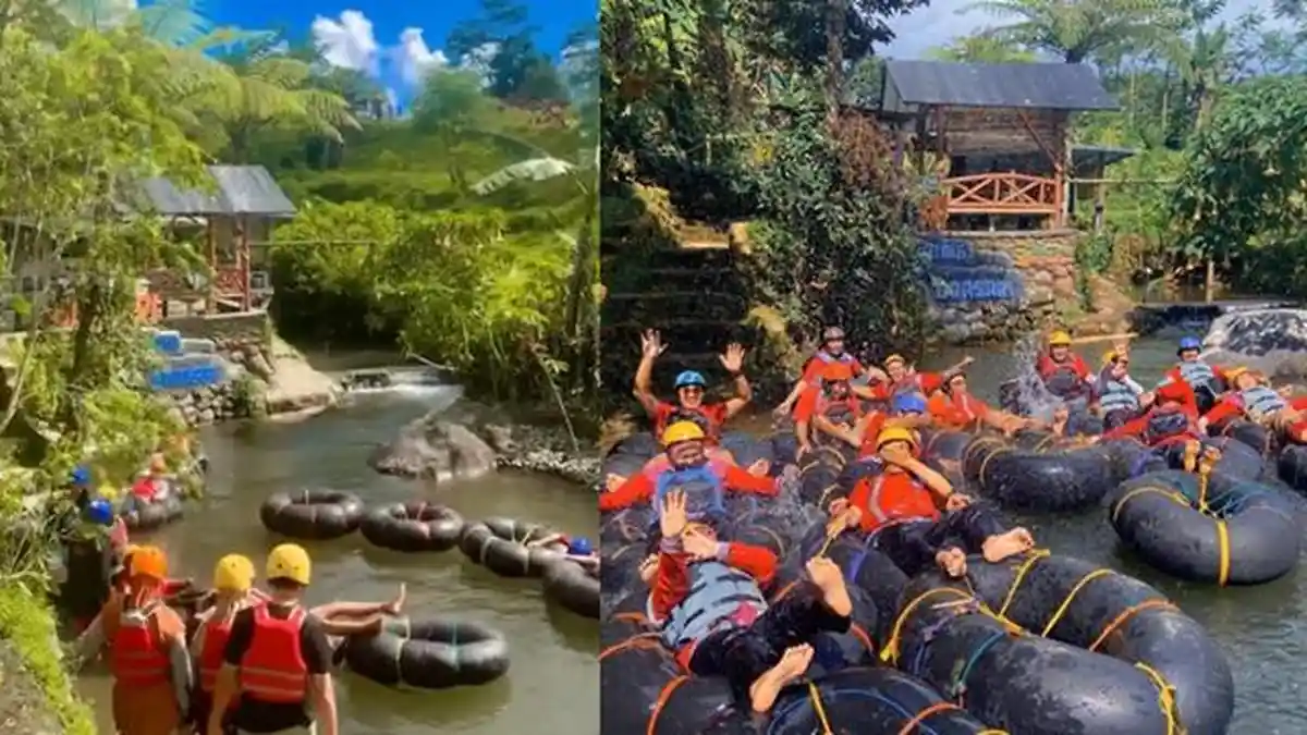 Rekomendasi Wisata di Karanganyar : Goasari River Tubing Tawarkan ...