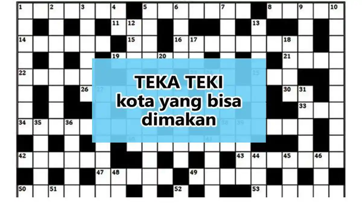 Jawaban Kota yang Bisa Dimakan 8 Huruf di Tebak-tebakan atau TTS Teka ...