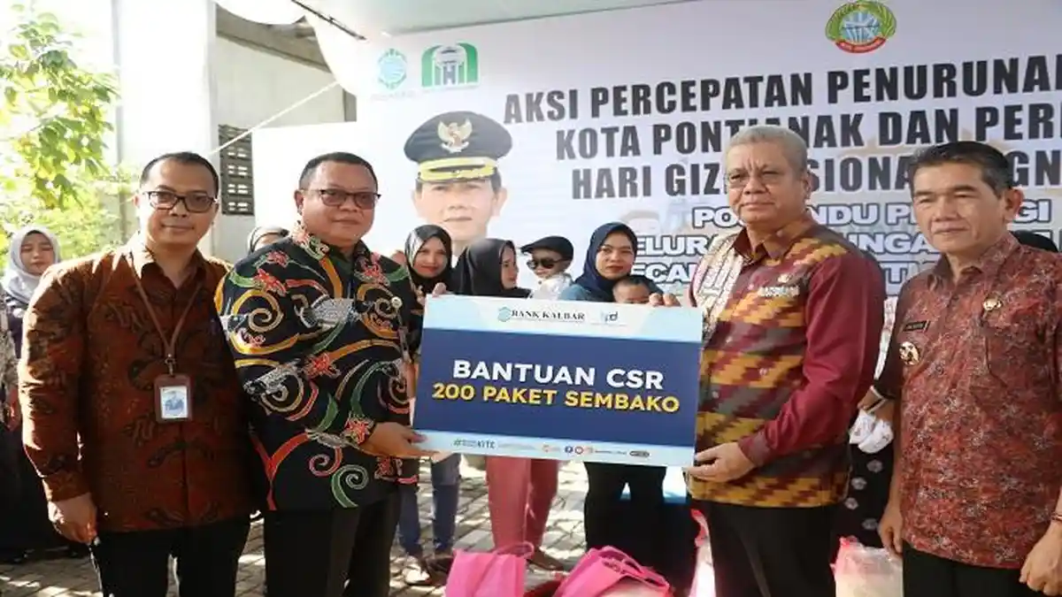 Tekan Stunting, Bank Kalbar Kolaborasi Bareng Pemprov Salurkan Bantuan ...