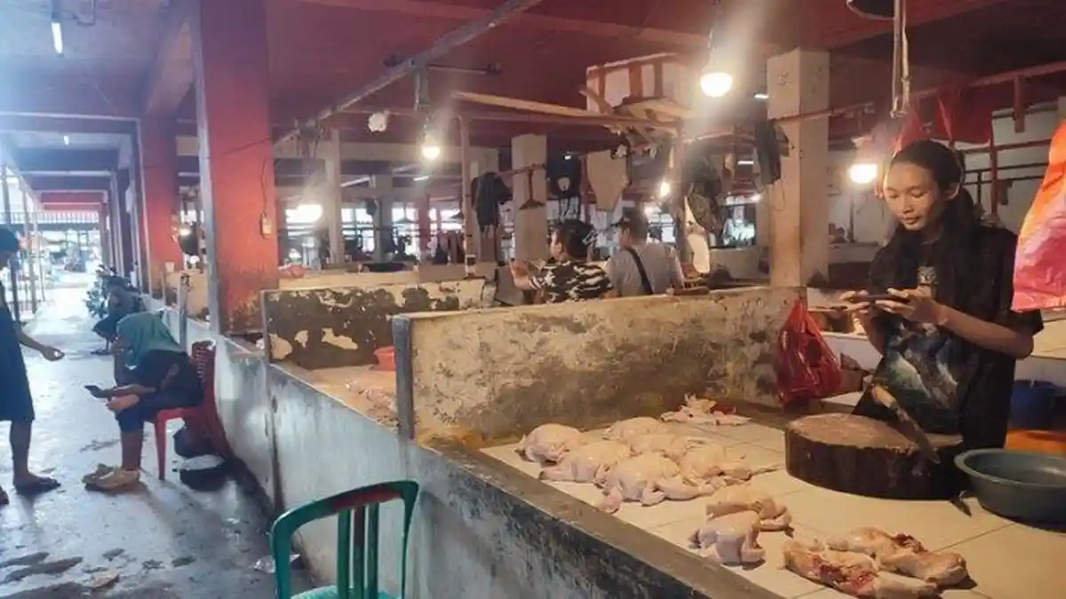 Harga Daging Ayam dan Babi Pasar Bersehati Manado Turun Jumat 2 Mei ...